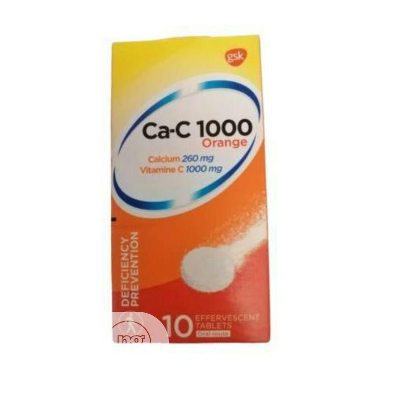 CALCIUM CAC+VIT.C 1000MG 10'S